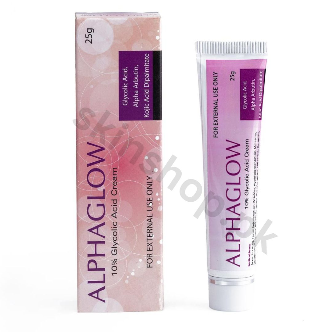 Buy Alpha Glow Cream - Glycolic Acid 10% - Skinshop.pk